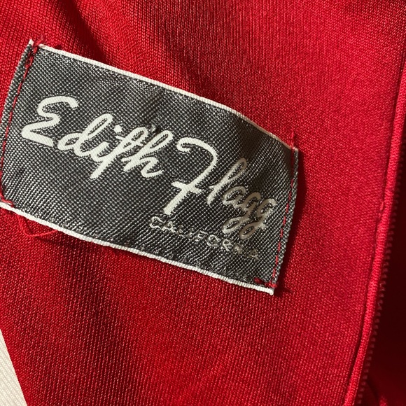 Edith Flagg | Dresses | Vintage Edith Flagg California Red Formal Dress ...